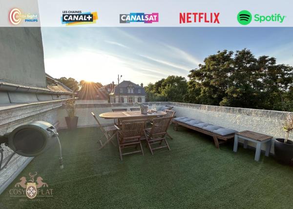 Rooftop - Cosy Flat Centre Senlis - Oise