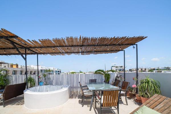 Papaya 20 Super Central Ph2 Br With Private Rooftop - Jacuzzi - 플라야 델 카르멘