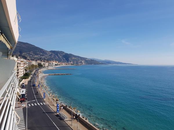Menton Front Bord De Mer Côte D'azur Florentina Sea View French Riviera Proche Monaco Montecarlo Superb Studio - Roquebrune-Cap-Martin