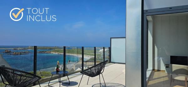 Ocean View - Luxueux T3 Avec Magnifique Vue Mer - Porspoder