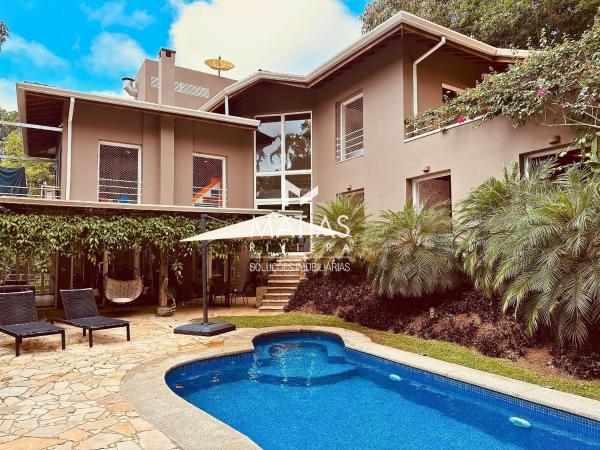 Casa De Luxo Na Praia Semi-privativa Em Iporanga - Guarujá
