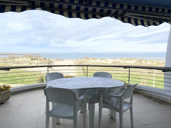 As19944- P2 Cabine Avec Belle Vue Sur La Mer Et Parking Privé - Plage Sud - Le Grau-du-Roi