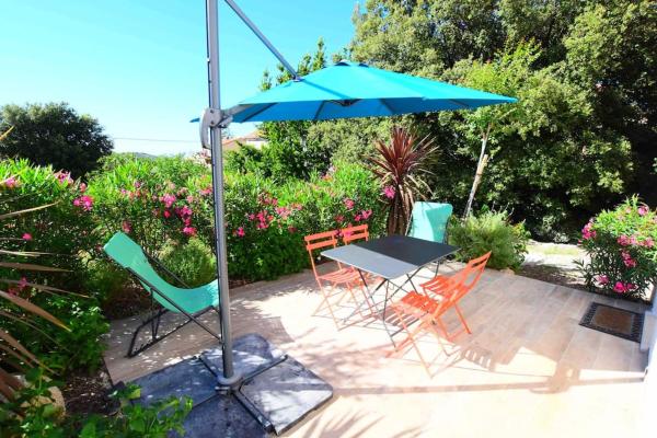 Charmant Appartement Calme, Avec Terrasse Fleurie - Forêt de Bonifatu