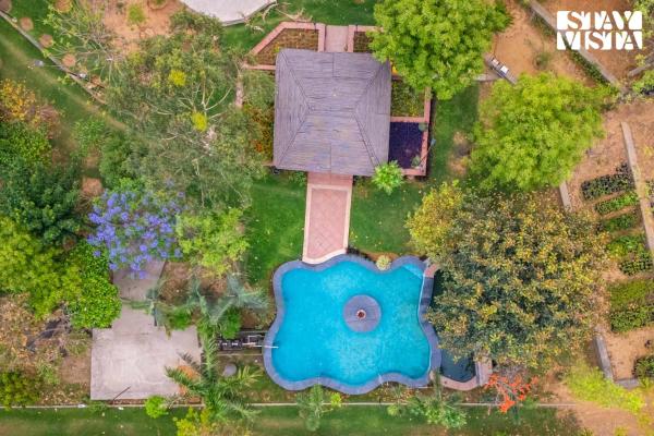 Stayvista At Maple Farms With Pool, Bbq & Bonfire - Sohna