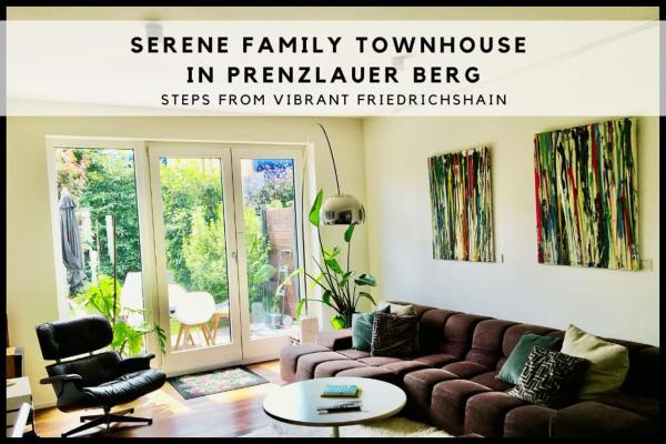Townhouse With Garden, Terrace & Balcony - Berlin