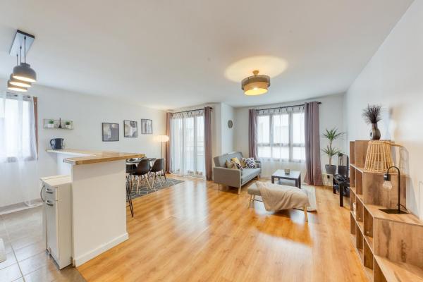 Appartement Cosy & Moderne 2 Chambres - Enghien-les-Bains