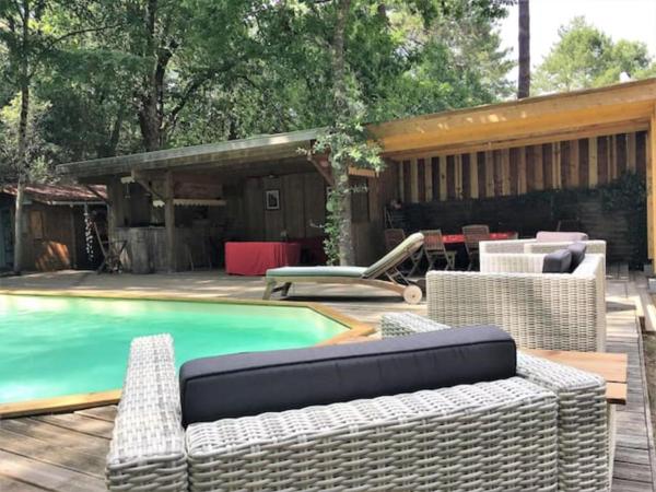 Cap Ferret Villa Grand Chalet Bois - Cap Ferret