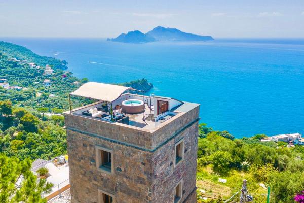 Torre E Jacuzzi Vista Mare - Terrazza Panoramica - Capri
