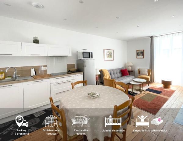 Le 58 Bayeux Bel Apt Bien éQuipé Centre Ville Parking Gratuit à Proximité - Bayeux