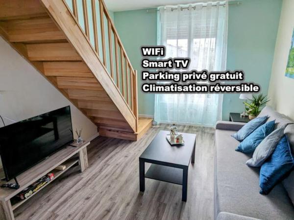 Les Loges De Véro Duplex , Appartement Neuf Classé 3 éToiles - Garage Vélo Et Moto - Parking Privé - 1 Chambre Et Un Canapé Convertible - A 5 Mn Du Centre De Verdun - Géré Par Prestazen'services - Meuse