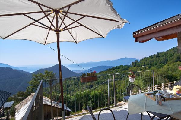 Baita Gabriele Con Terrazzo E Vista Lago Per 4 Persone - Verbania