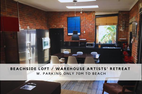 Beachside Loft Warehouse Artists Retreat - Mordialloc