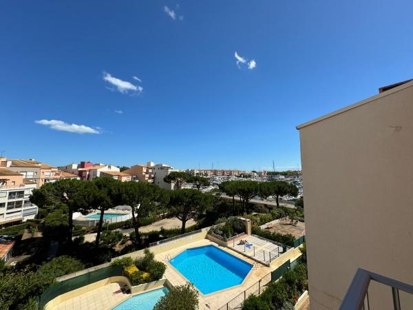 2 Couchages Vue Port Piscine Le Cap D'agde - Agde