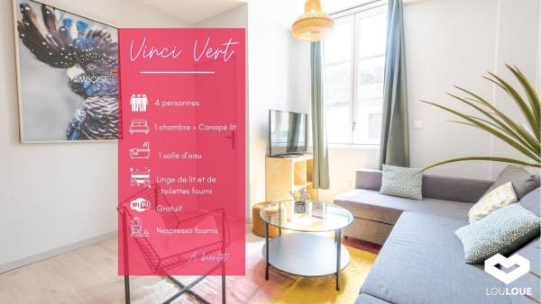 « Au Vinci Vert » Appartement 4 Pers. Neuf - Amboise