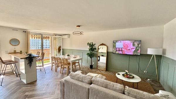 Modern & Cosy 3 Bedrooms Train Tramway - Nice