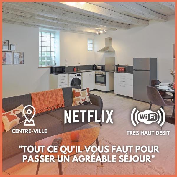 Centre-ville - Fibre - Netflix - T2 Le Rieffel - Nort-sur-Erdre