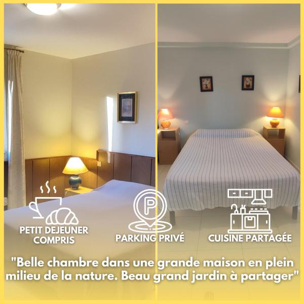 Chambre B&b à Font Margout - Calme - 4km De Sarlat - Petit-déjeuner - Dordogne