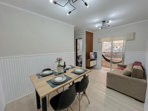 1208 - Apto Térreo Com 2 Dorms Para 7 Hóspedes - 과룰류스