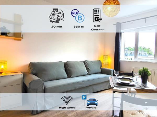 Sauge Magnifique Studio, Rer B à 850m, Parking - Bourg-la-Reine
