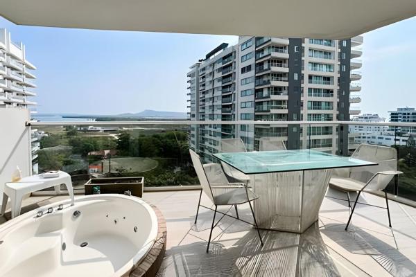 2 Dormitorios Jacuzzi Y Vista Mar. Frente A Playa - Bolivar