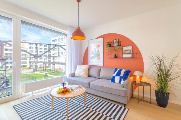 Design Apartment - Balcony, Free Parking, Yoga, 10 Mins To Center, By Gravity Prague - Prag