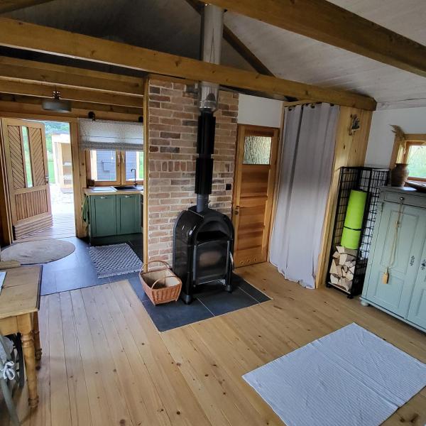 Domek Drewniany Z Sauną - Białka