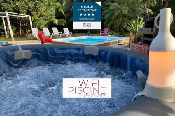 Suite Lagoon Climatisée Avec Piscine, Spa Privatif - Martinique