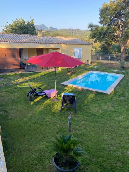 Agréable Rez De Jardin Avec Piscine Et Jacuzzi - Corsica