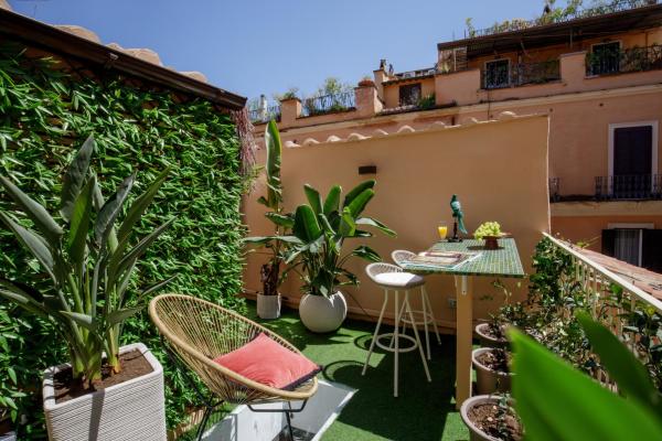 Rooftop Boho Loft Spanish Steps - 로마