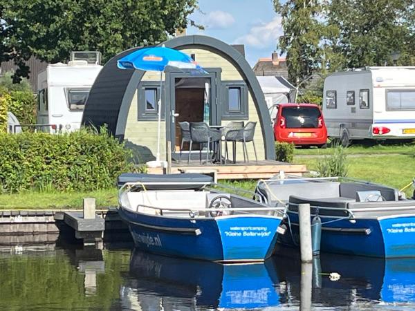 Camping Kleine Belterwijde, Pod, Tiny House Aan Het Water - Giethoorn