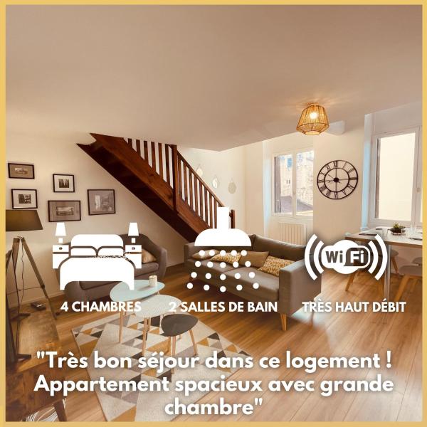 Bel Appart' 4 Chambres Duplex Durafour - Saint-Étienne