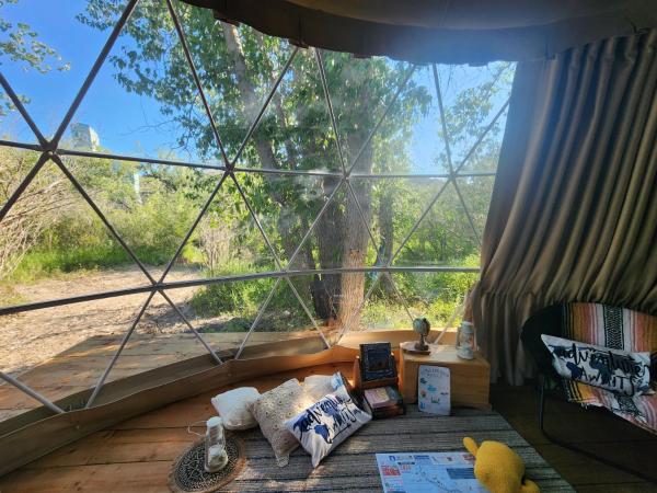 D4 Badlands Bunker Dome- 1 Queen Pet Friendly - Drumheller