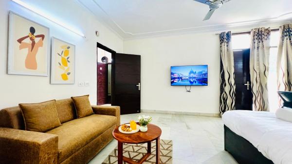 Bluo Studio - Defence Colony - Bathtub, Kitchen - 新德里