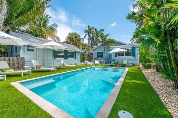 Modern Designer Gem Flamingo Park With Private Pool & Cottage - Palm Beach, FL
