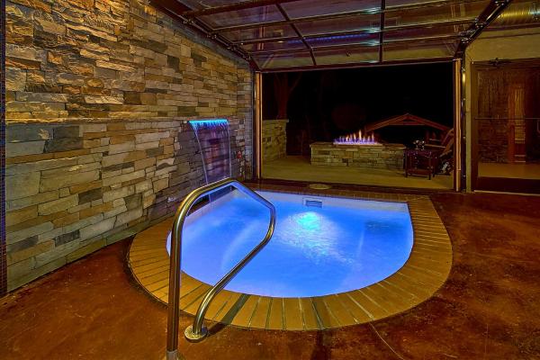 Indoor Pool Sauna Game Room Fire Pit - Sevierville, TN