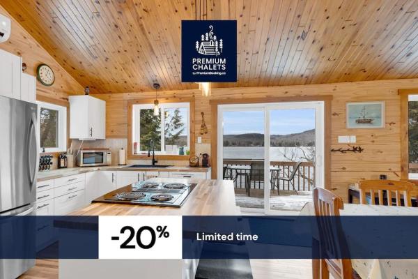 Private Beach With Spa On The Lake I Plage Sucrée - Laurentides