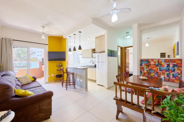 Apto Confortável, Com Churrasqueira, Ar Condicionado E Piscina, No Itaguá Em Ubatuba, Recanto 26 - Ubatuba