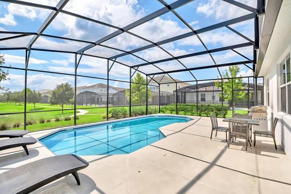 Family Resort - 6br Mansion - Private Pool, Home Theater, Bbq And More - Kissimmee, FL