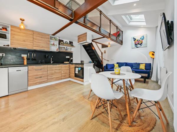 Loft Duplex à 2 Min De Paris - Parking Gratuit - Buttes-Chaumont