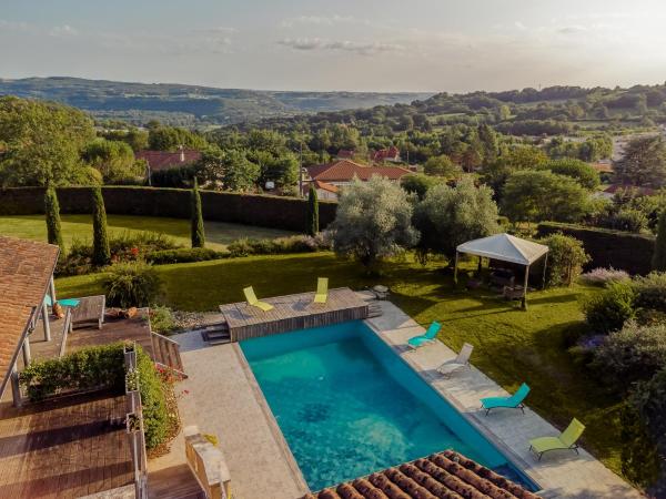 La Villa Bleue, Maison Exceptionnelle De 800m2, Hammam, Piscine Et Jacuzzi - Figeac