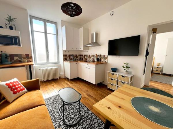 Le Diptik - T2 Hyper Centre - Proche Gare - Fibre - Netflix - Châteauroux