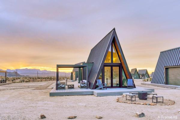 Stardust Big Bend Luxury A-frame#8 With A Fab View - Terlingua, TX