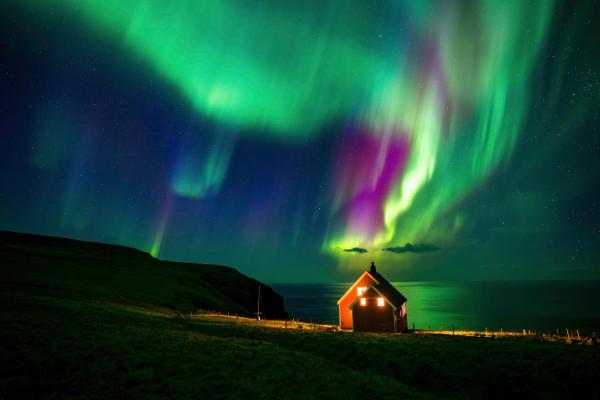 The Yellow House By The End Of Suuroy - Faroe Islands