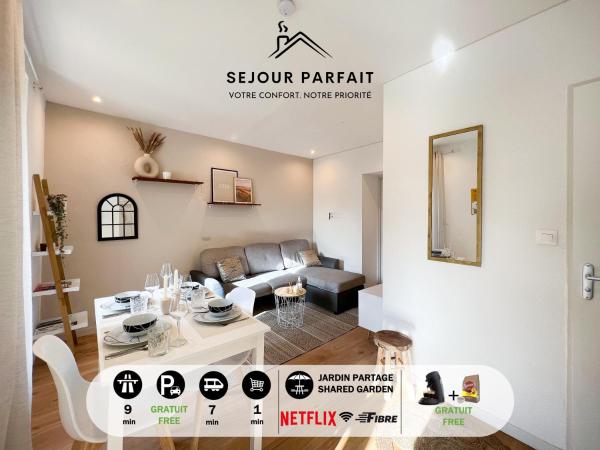 Appart'hotel Le Tilleul - Netflix, Jardin Et Fibre Optique - Belfort