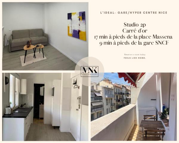 L'ideal - Studio Hyper Centre, Gare Sncf Nice Ville - Nice