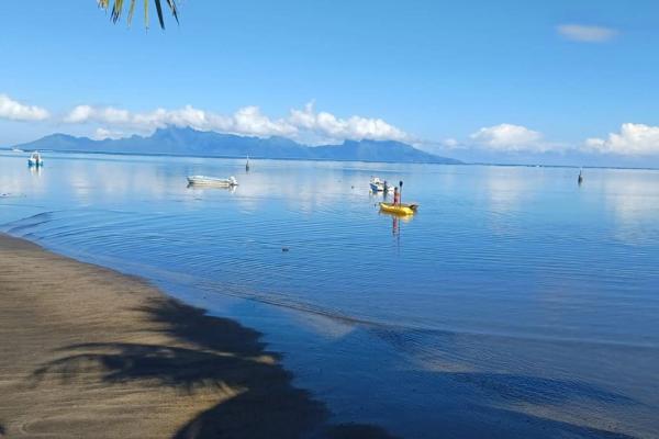 Tehei Beach House Wifi Ac Beachfront Sunset - Tahiti