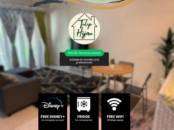 Tulip Hijau Homestay - Bukit Beruntung - 4bedrooms - Serendah