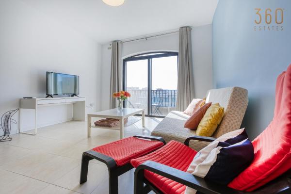 Stylish 3br Apt With Panoramic Balcony In Qawra By 360 Estates - Malta