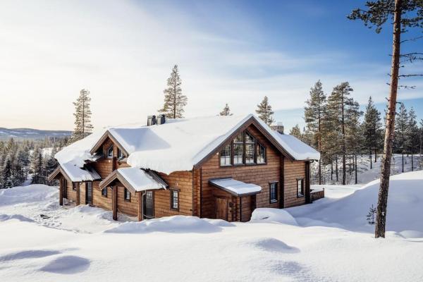 Nybyggd Stuga, Modern Arkitektur - Panoramautsikt - Idre