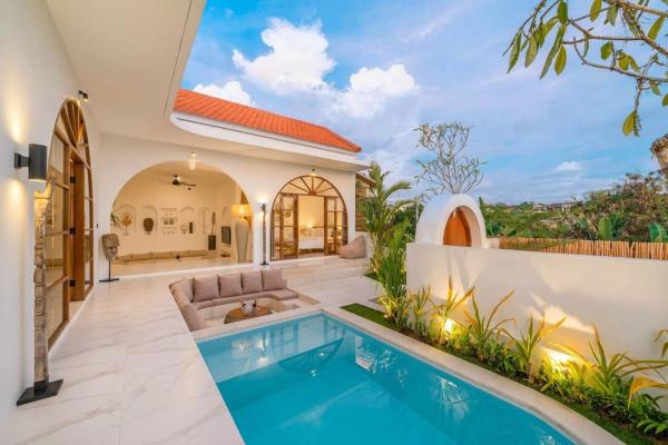 Villa Amarya - New Ricefields View 3br Central - Canggu Beach - チャングー